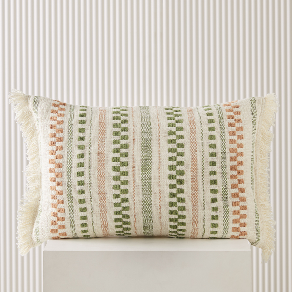 Gabi Green & Clay Cushion | Adairs