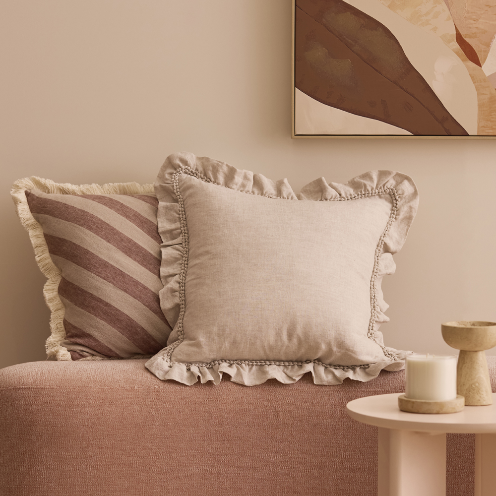 Brydee Linen Linen Cushion | Adairs