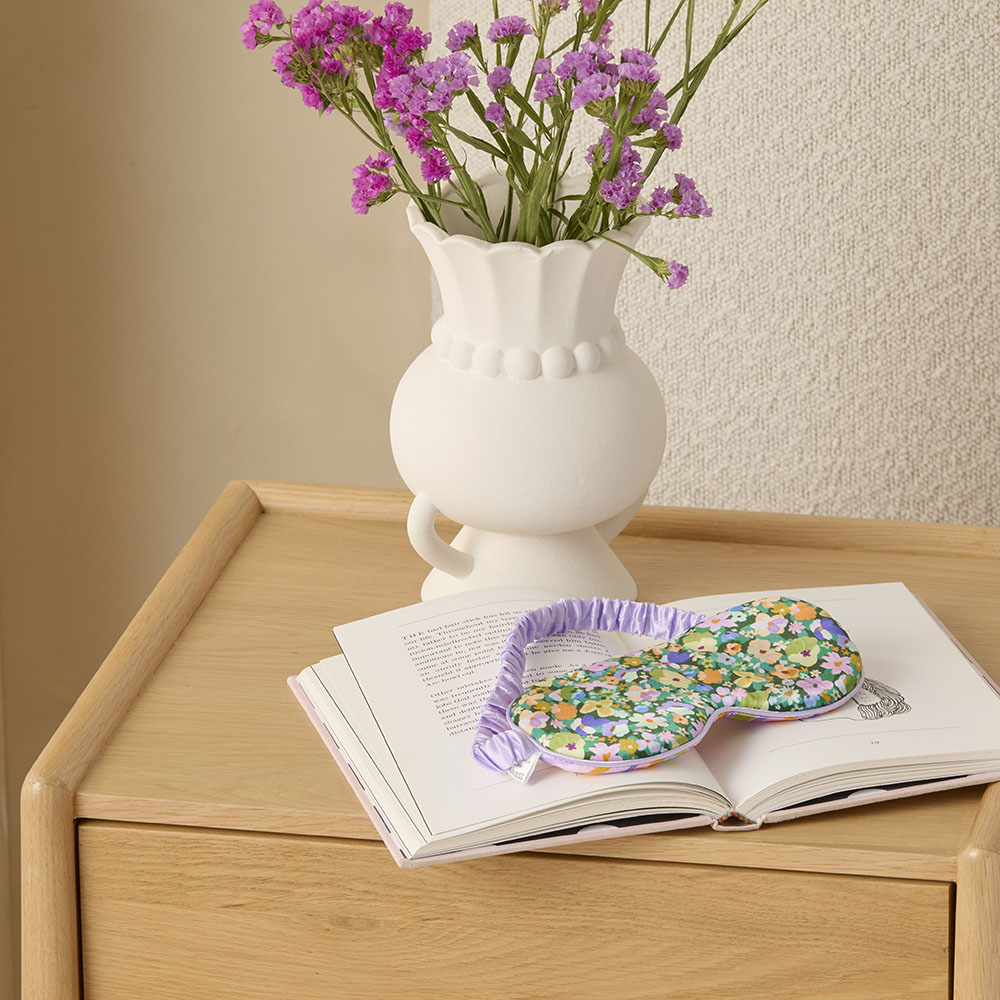 Pure Silk Sunset Floral Eye Mask | Adairs