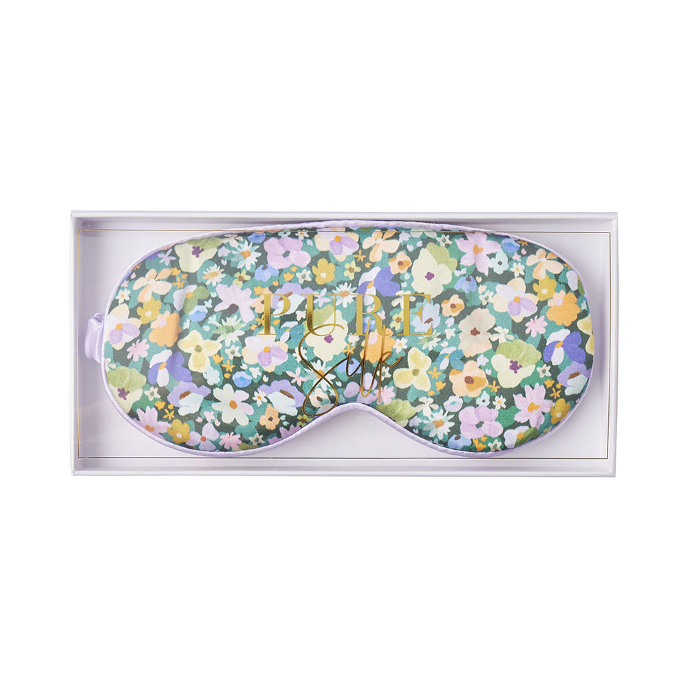 Pure Silk Bloomfield Floral Eye Mask | Adairs