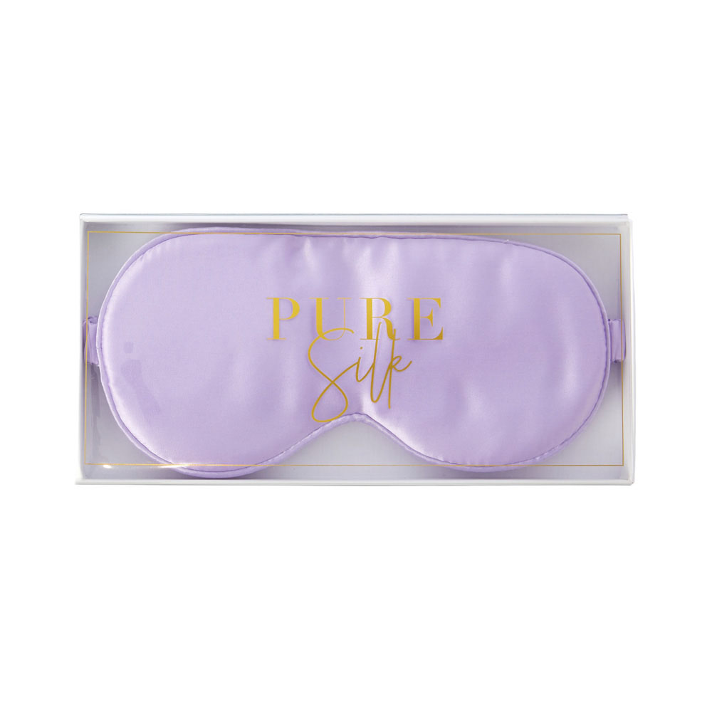 Pure Silk Lilac Eye Mask | Adairs