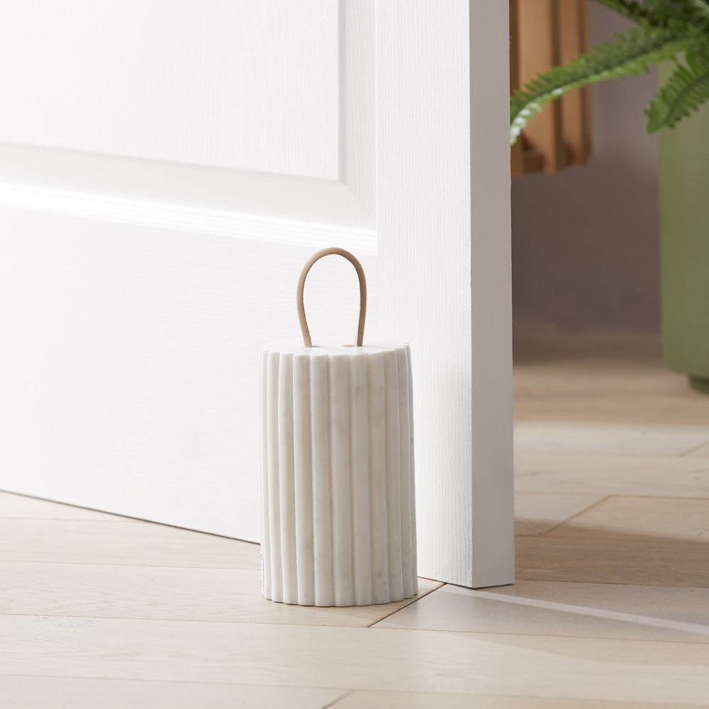 Marble White Door Stopper | Adairs