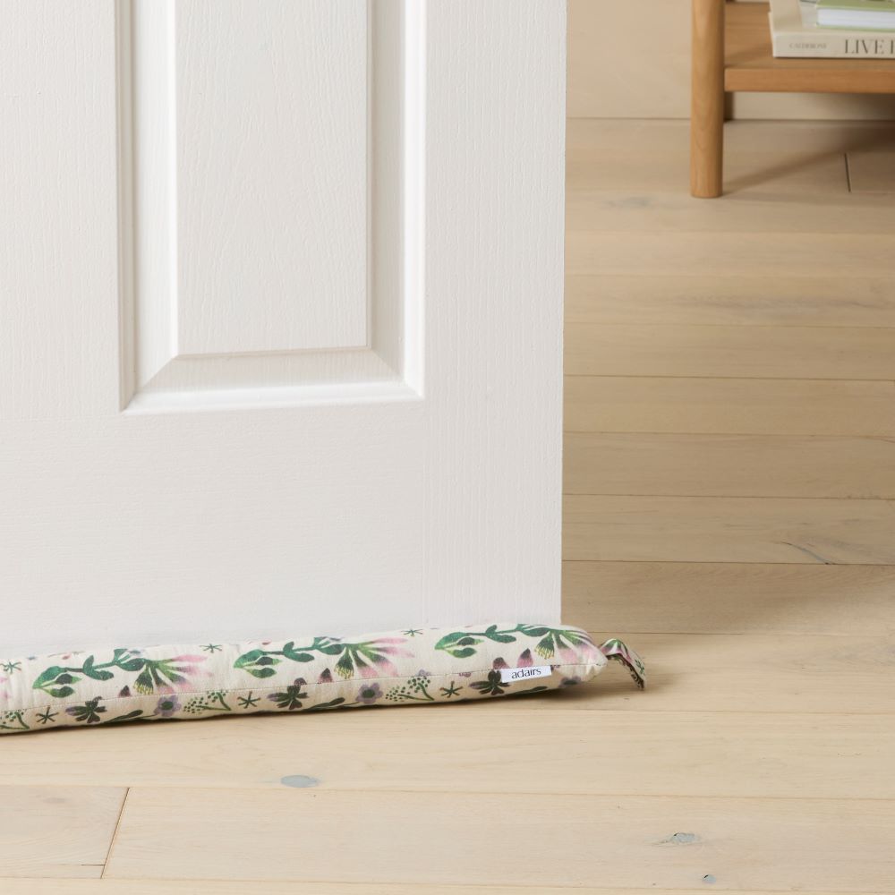 Inka Natural Floral Draught Stop | Adairs