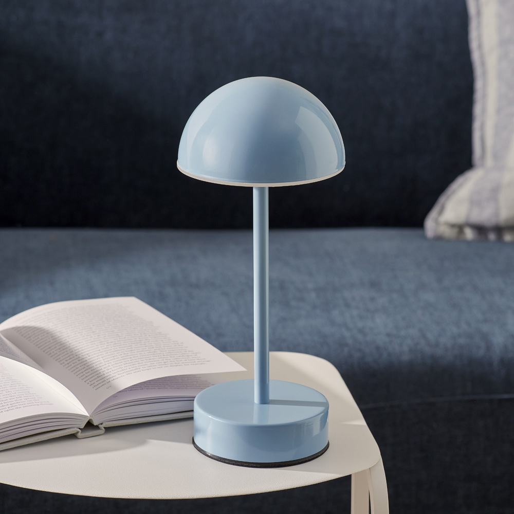 Marlo Blue USB Rechargeable Touch Table Light | Adairs