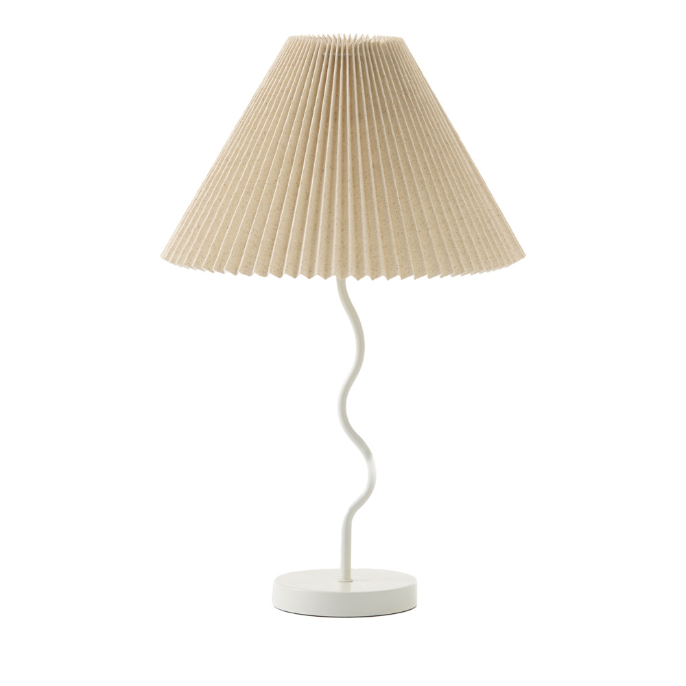 Catalina Coconut Milk & Linen Table Light | Adairs