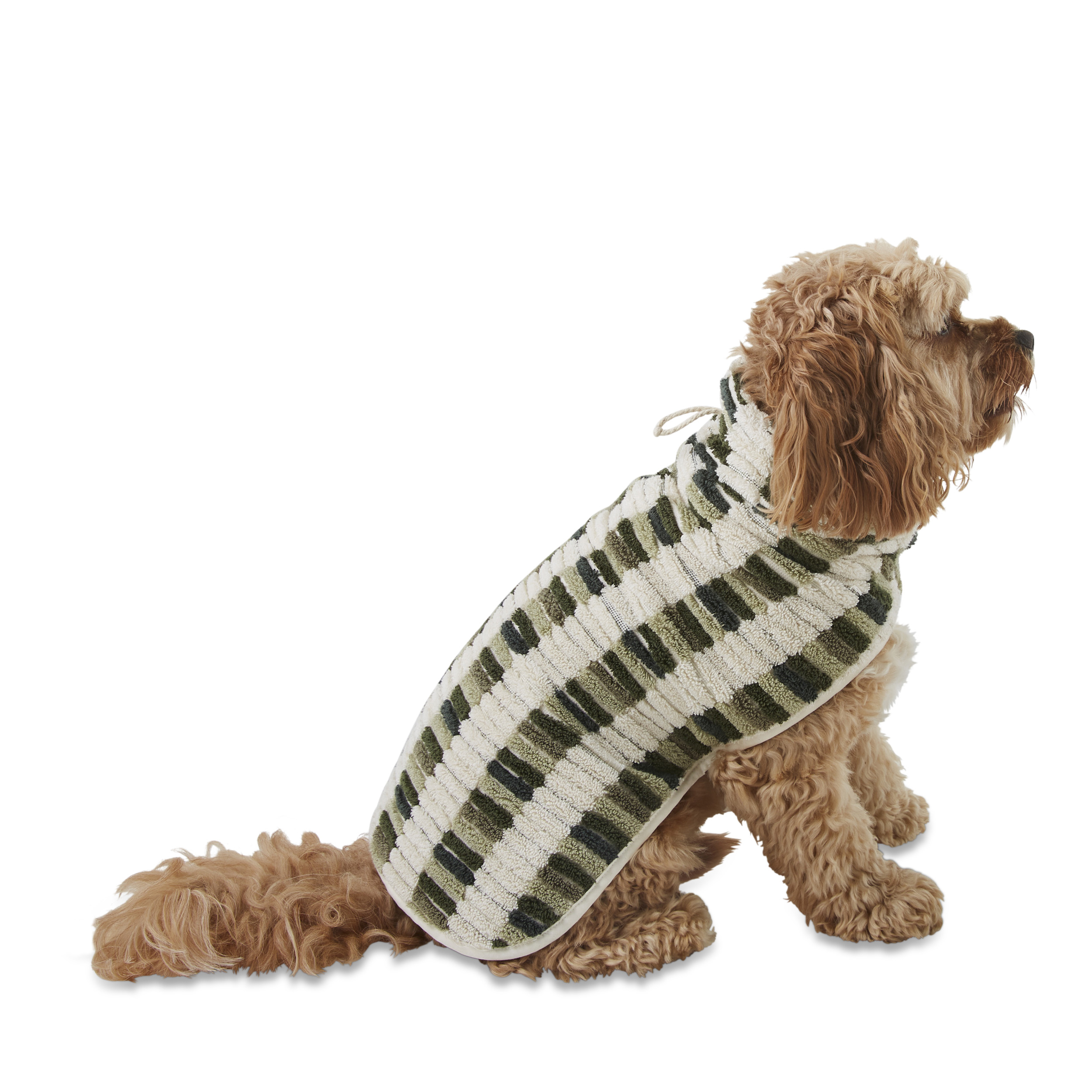 European Willow Green Multi Turkish Cotton Drying Jacket | Adairs