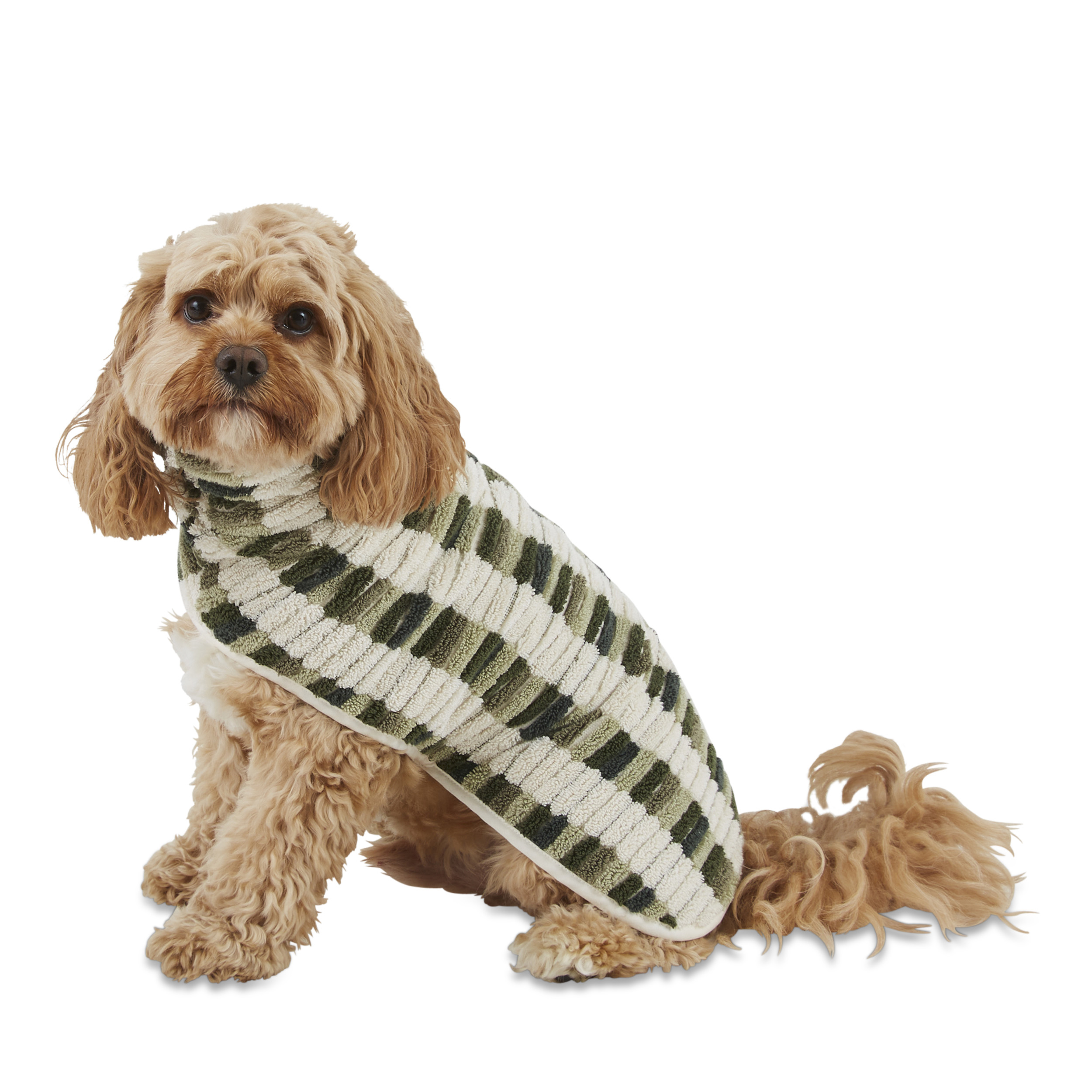 European Willow Green Multi Turkish Cotton Drying Jacket | Adairs