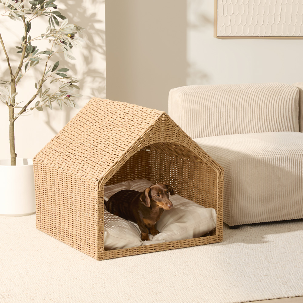 Oakley Natural Pet Bed | Adairs