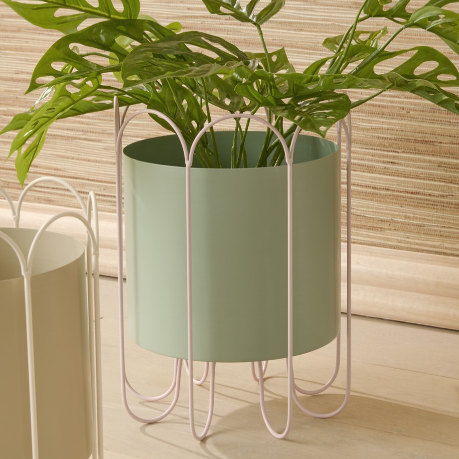 Colombo Green & Pink Plant Stand | Adairs