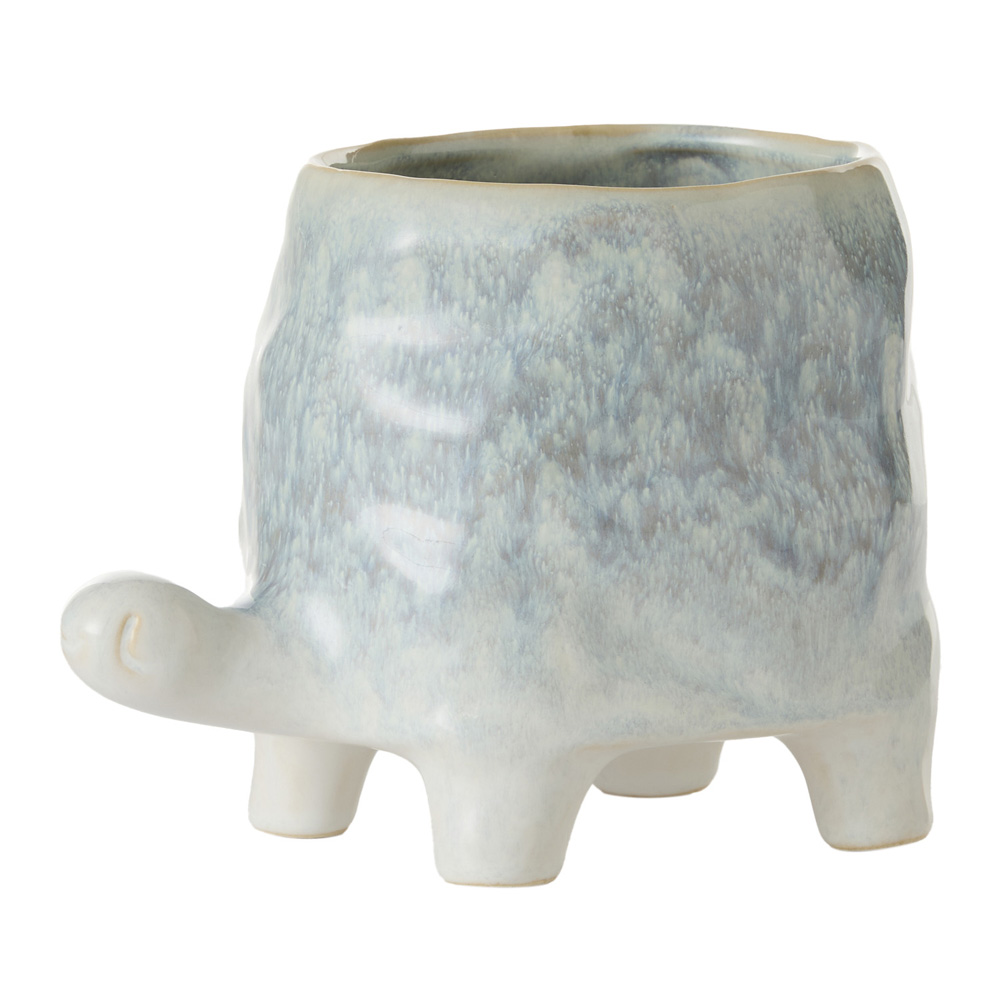 Turtle Reactive Blue Pot | Adairs