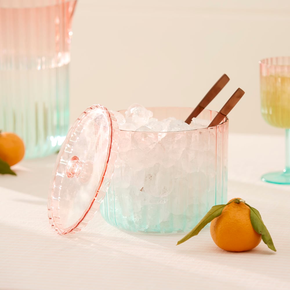 Positano Blue & Pink Ice Server | Adairs