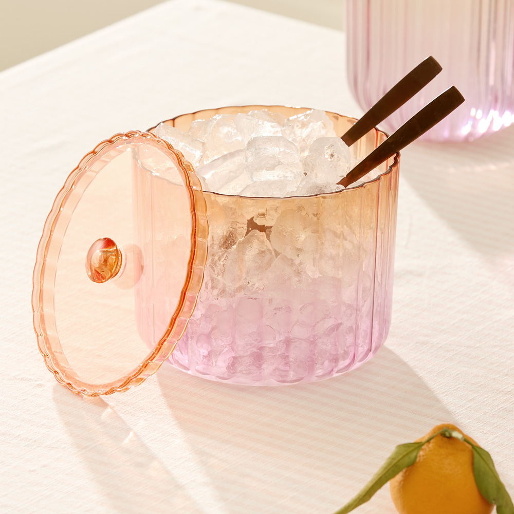 Positano Purple & Orange Ice Server | Adairs