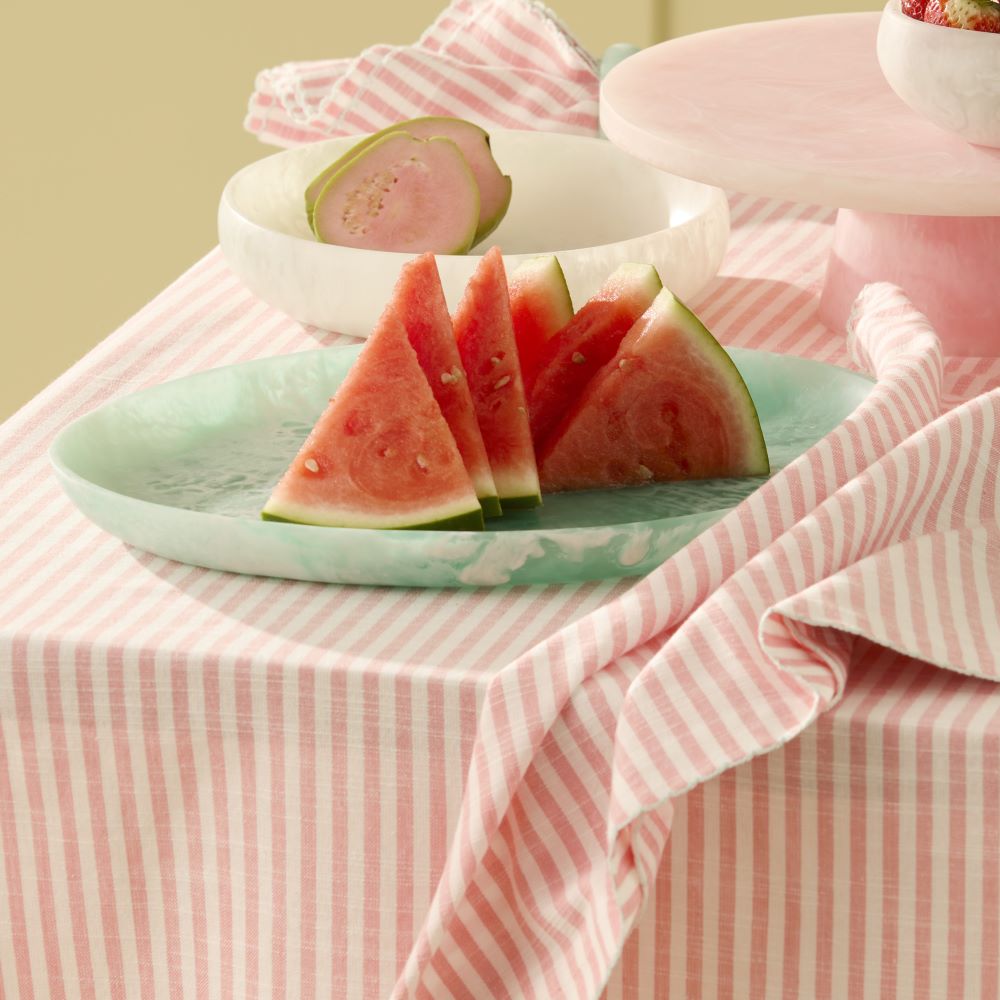 Calypso Matte Mint Resin Oval Platter | Adairs