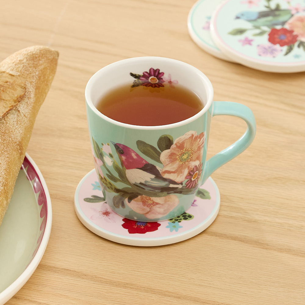 Winter Berry Bird Blue Bird Mug | Adairs