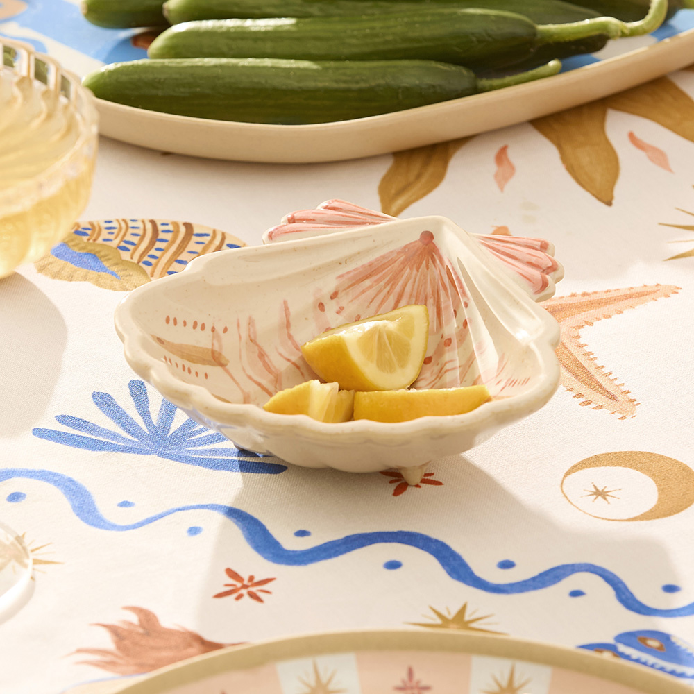 La Sirena Shell Melamine Clam Dish | Adairs