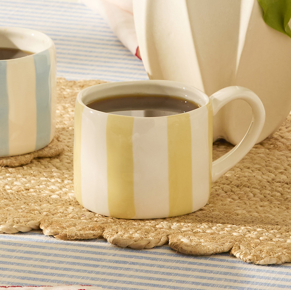 Stripe Lemon Mug | Adairs