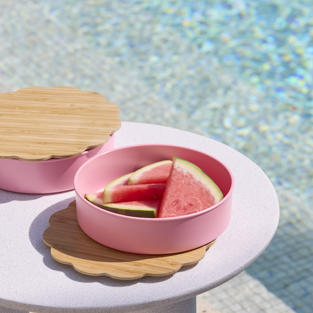 Soleil Warm Pink Container | Adairs