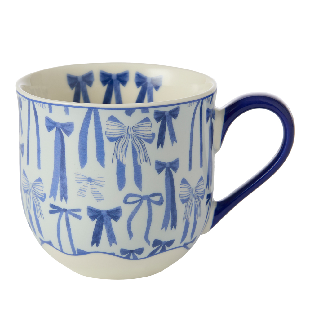 Bella Bow Blue Mug | Adairs