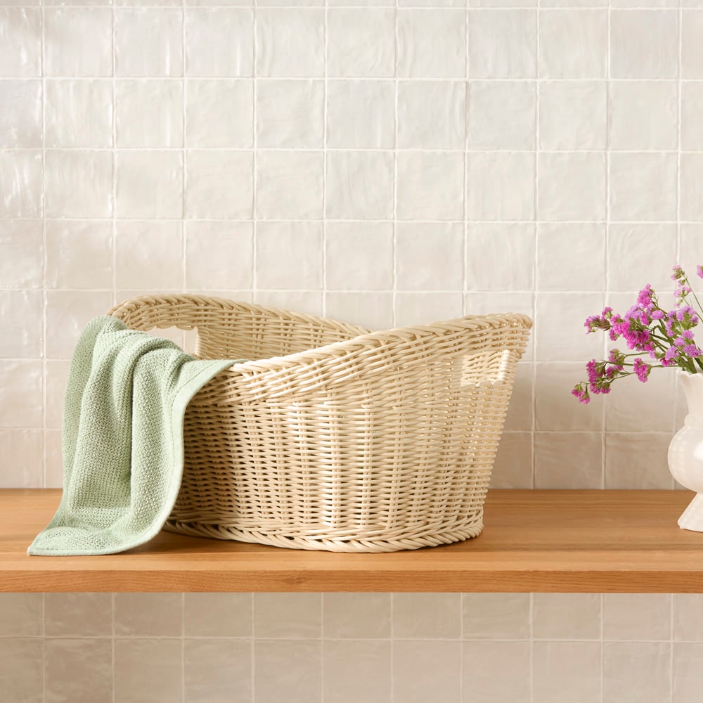 Ren Oval Wash Basket | Adairs