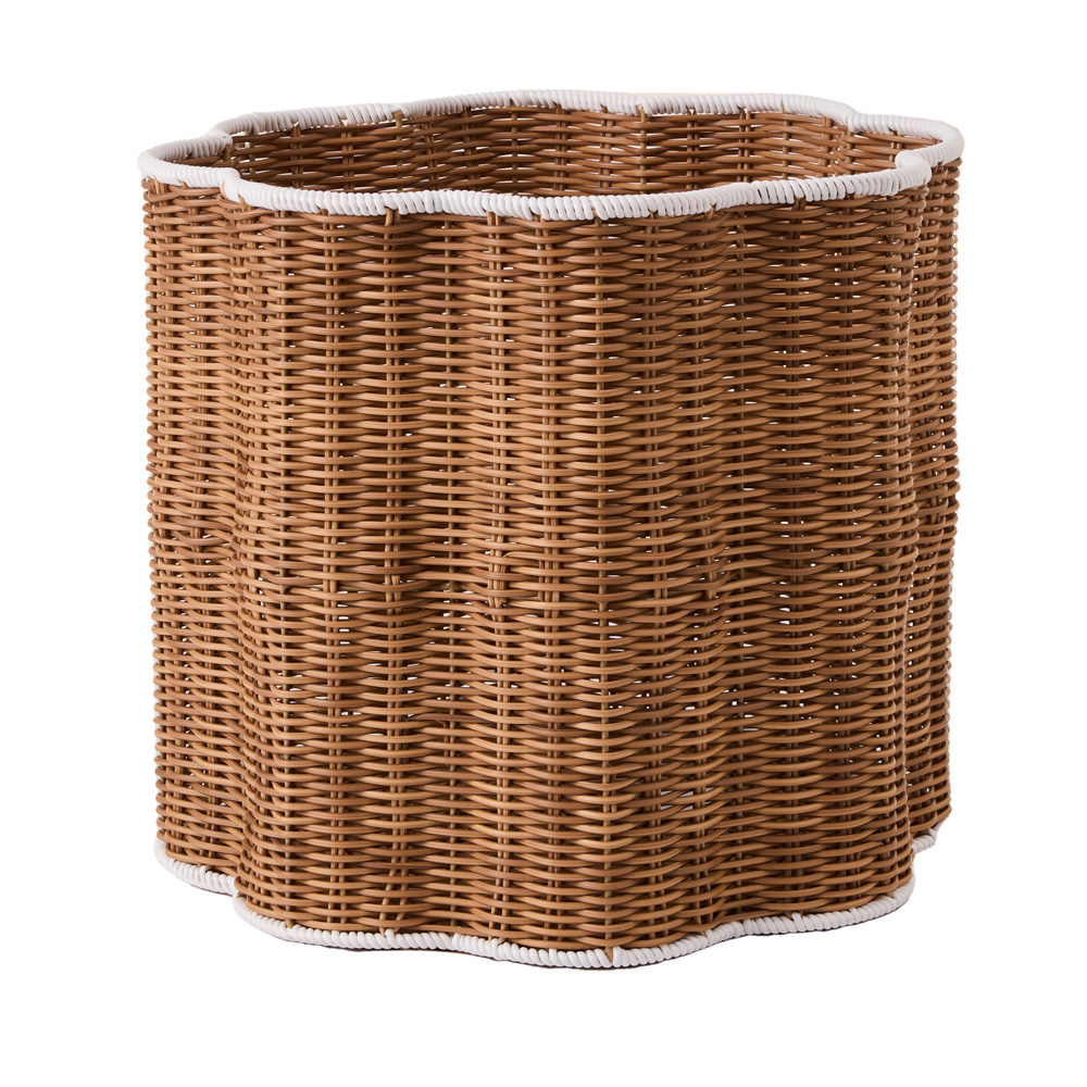 Tyde Natural & White Storage Basket | Adairs