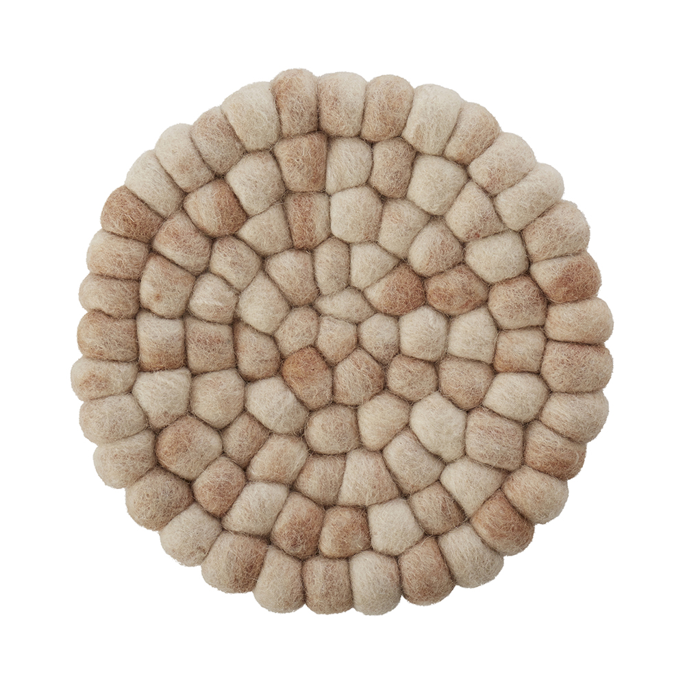 New Zealand Wool Natural Space Dyed Trivet | Adairs