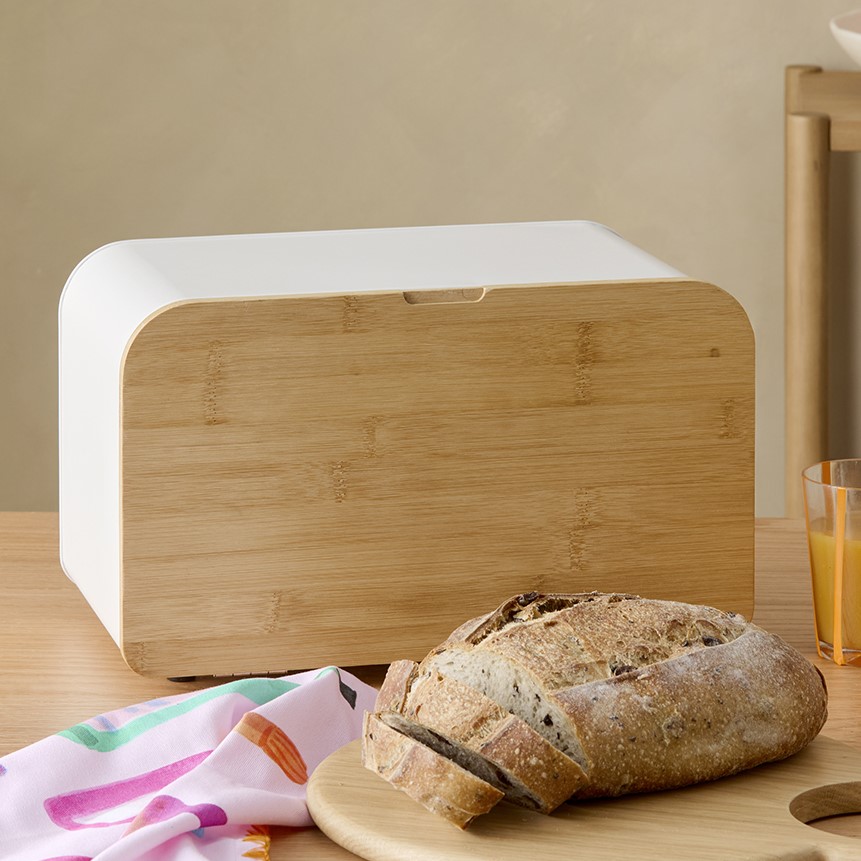 Soma White Bread Bin | Adairs