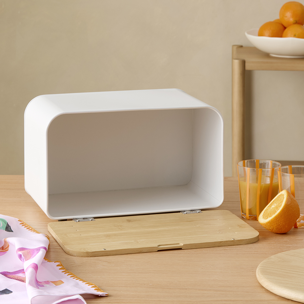 Soma White Bread Bin | Adairs