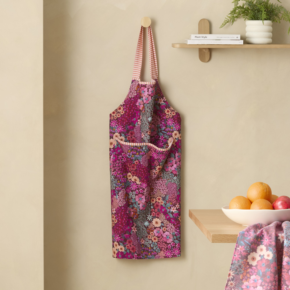 Berry Floral Berry Apron | Adairs