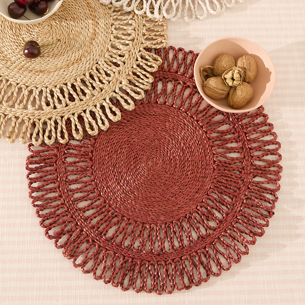 Finley Berry Jute Placemat Pack of 2 | Adairs