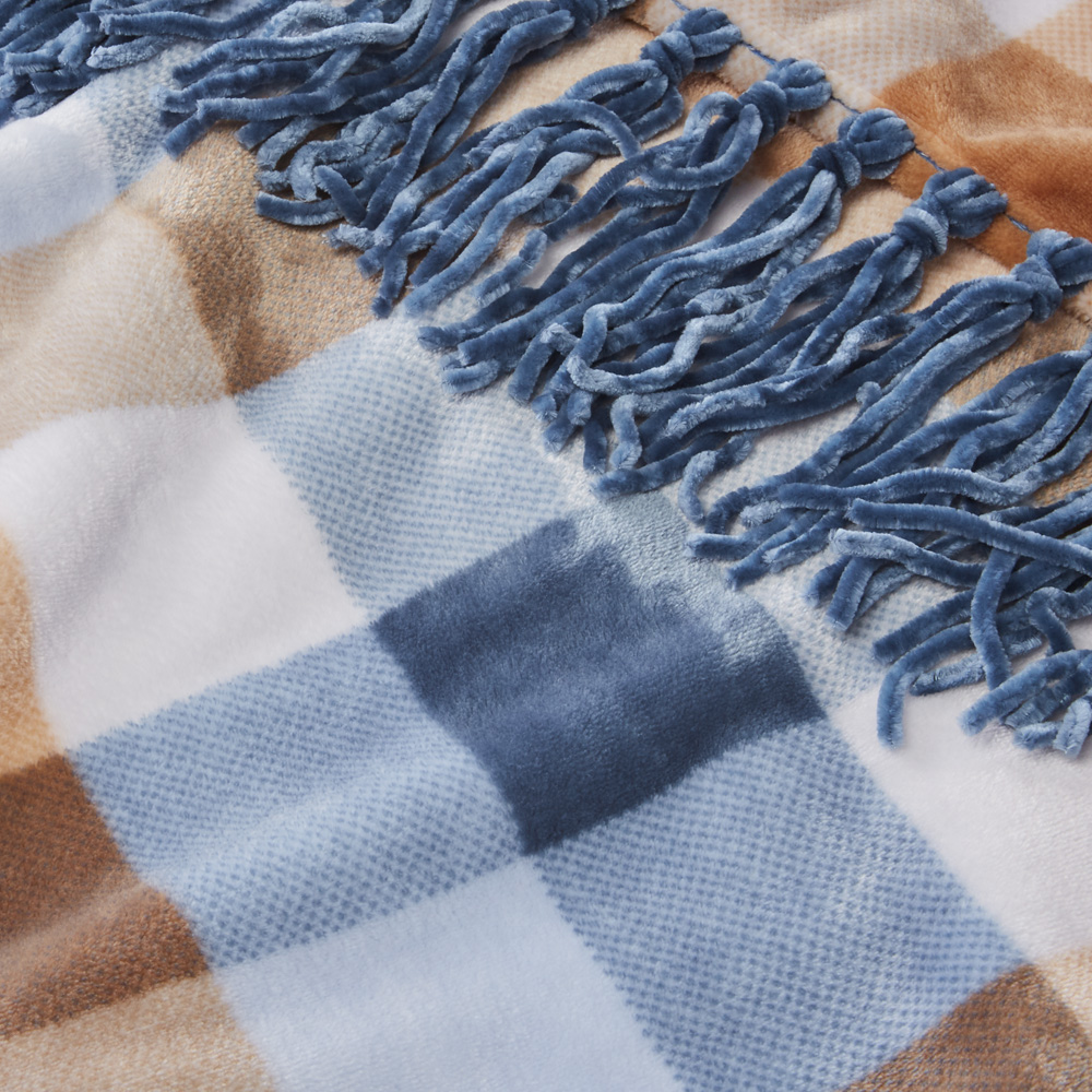 Supersoft Bailey Check Print Blanket | Adairs