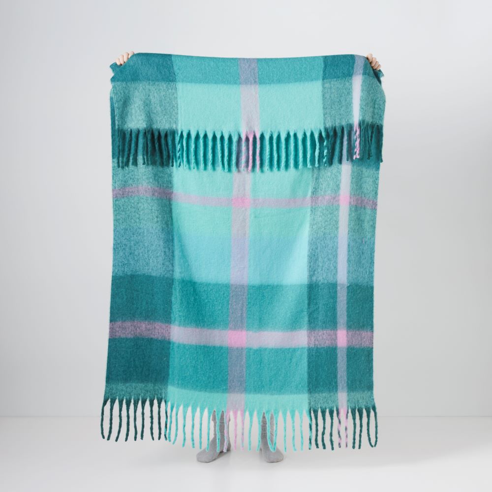 Michigan Jasper Check Throw | Adairs