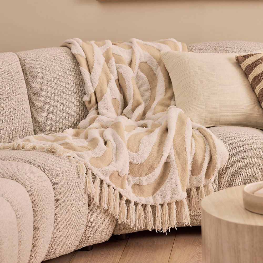 Natural throw store