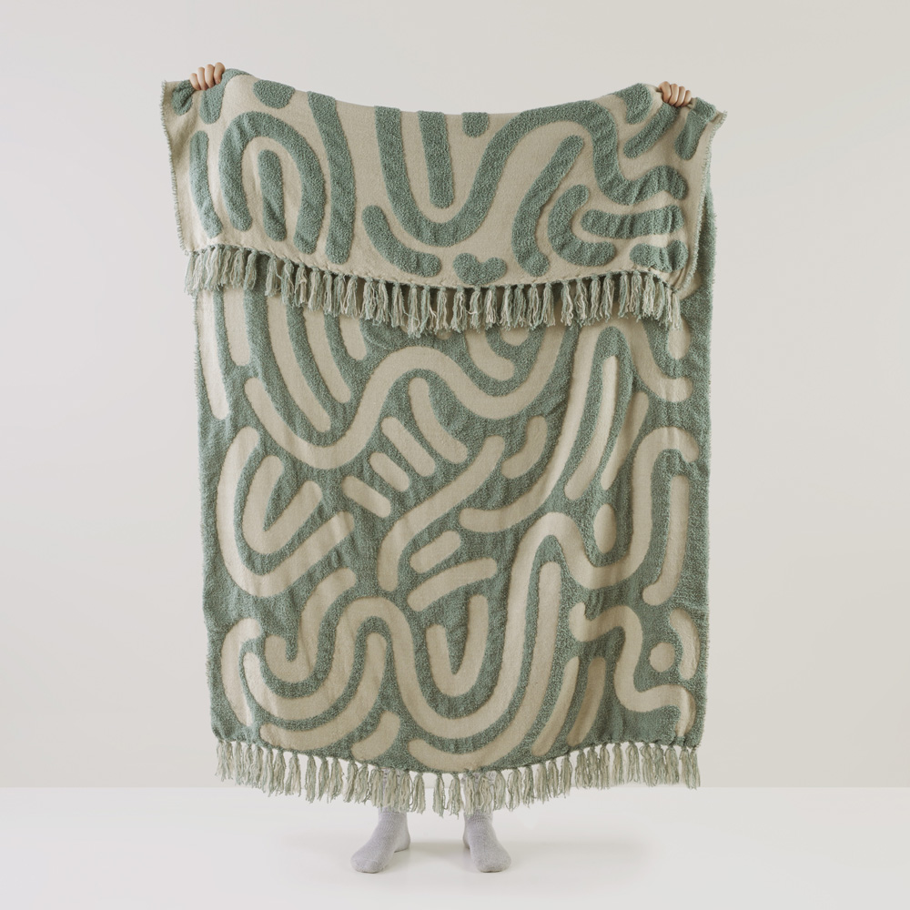 Samoa Sage Throw | Adairs