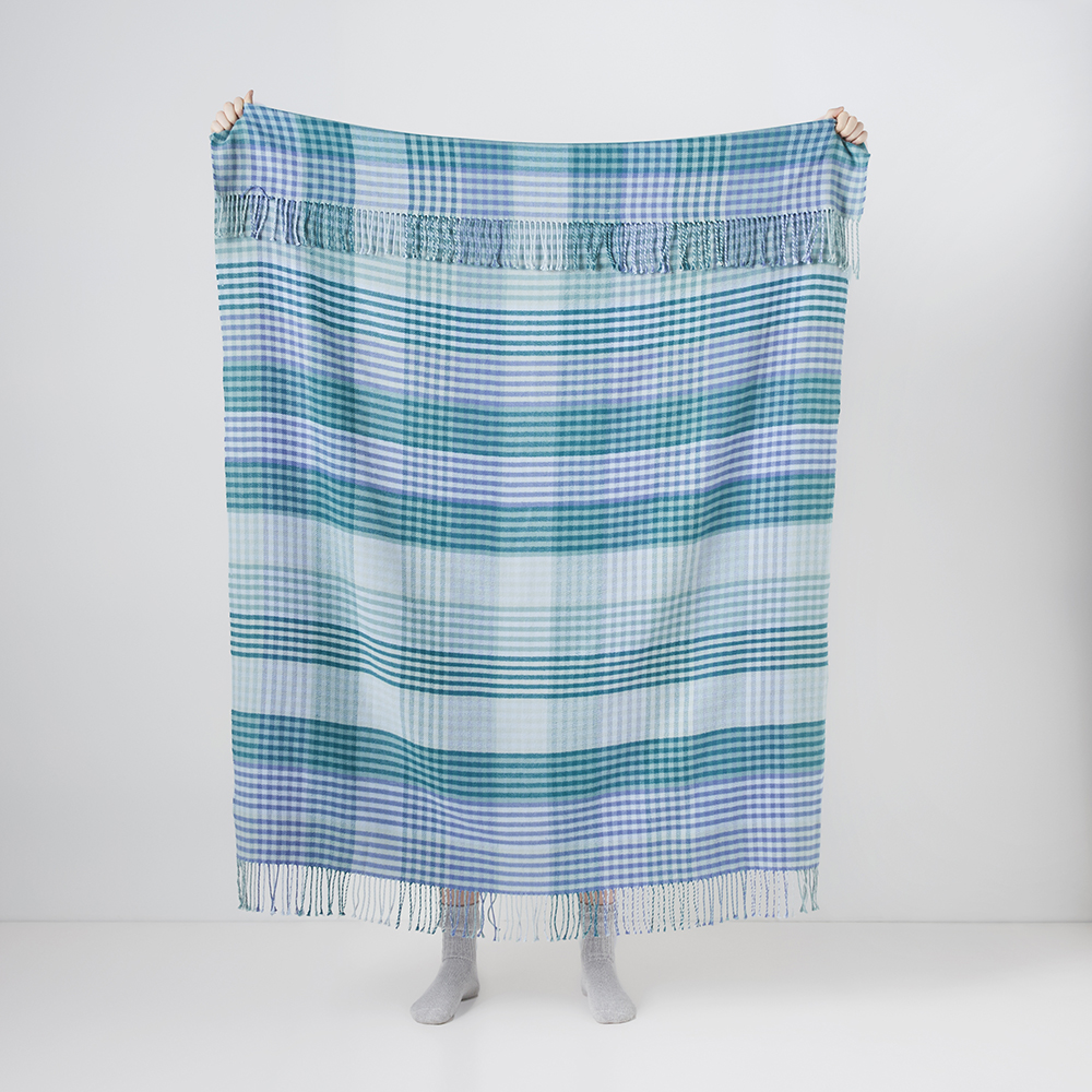 Alexia Jewels Check Throw | Adairs