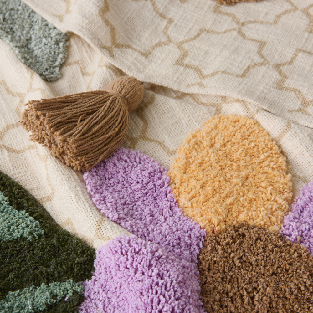 Geo Garden Earth Throw | Adairs