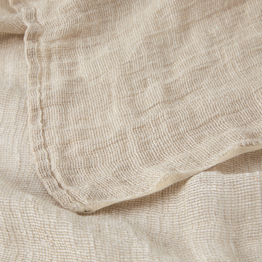 Canova Natural Linen Throw | Adairs