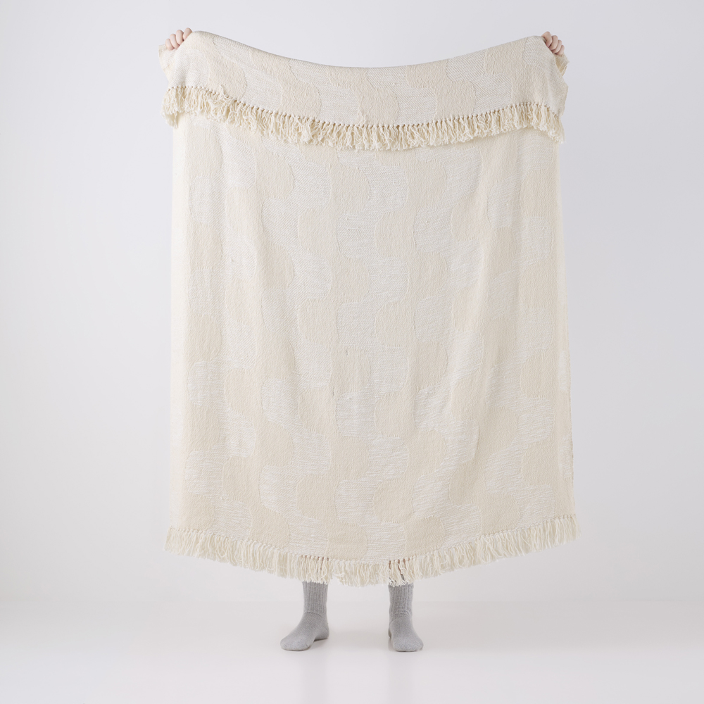 Minka Natural Throw | Adairs