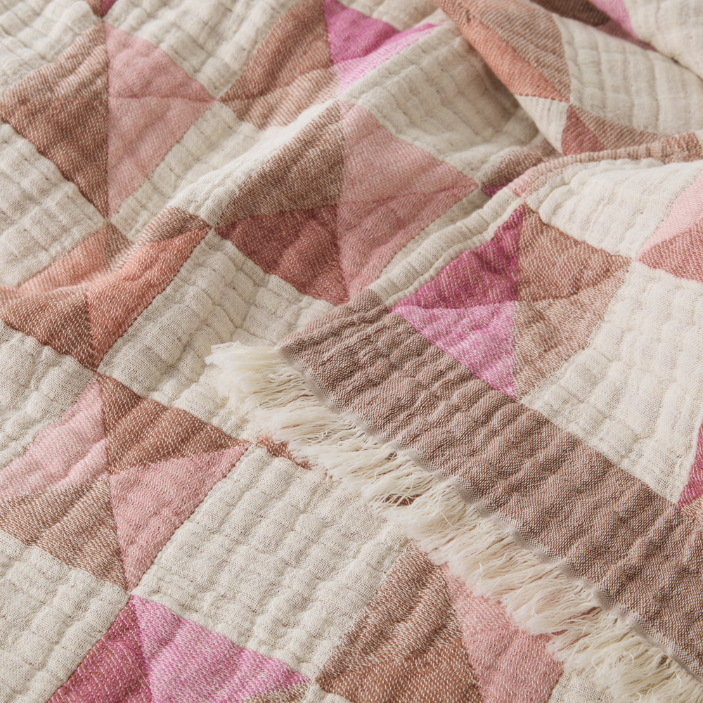 European Dora Earth Throw | Adairs