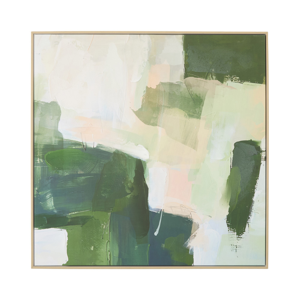 Oasis Green Habitat Canvas | Adairs