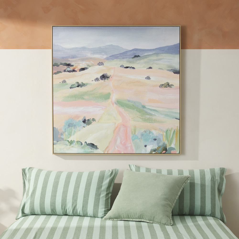 Bushlands Neutral Scape Canvas | Adairs