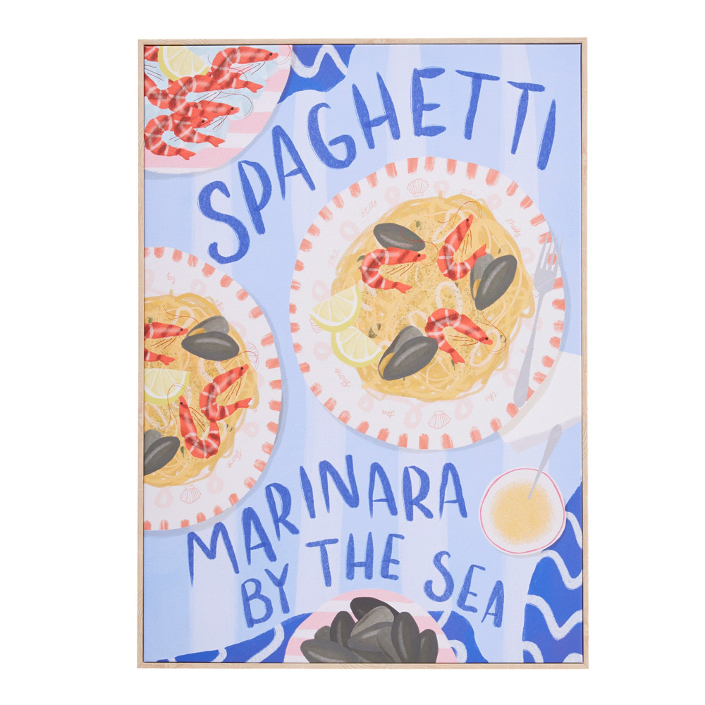 Foodies Spaghetti Wall Art | Adairs