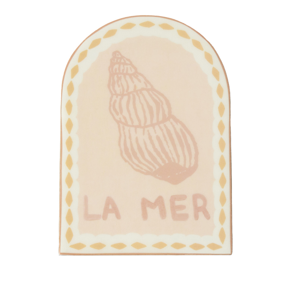 La Plage Small La Mer Shell Timber Wall Art | Adairs