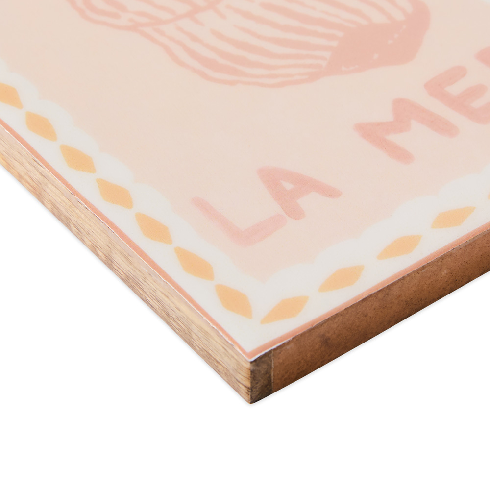 La Plage Small La Mer Shell Timber Wall Art | Adairs