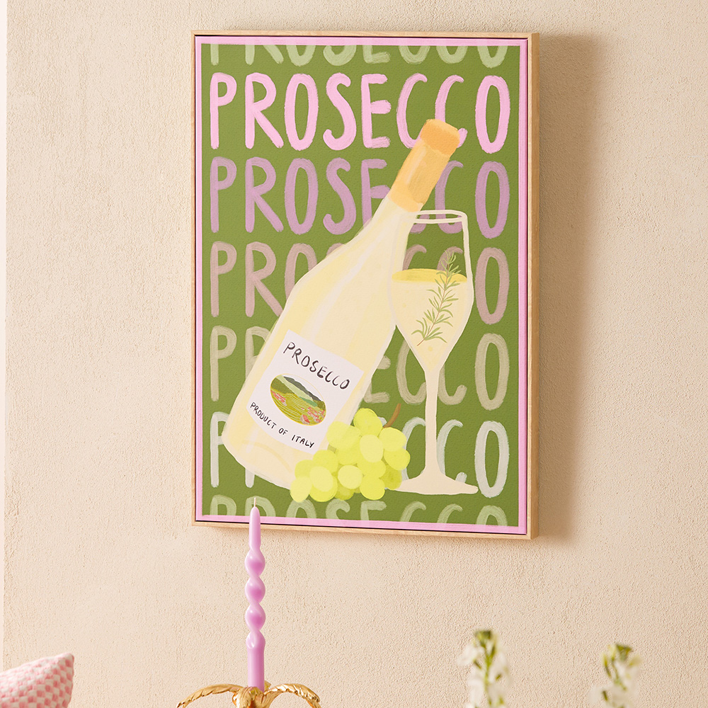 Cocktail Hour Prosecco Canvas | Adairs