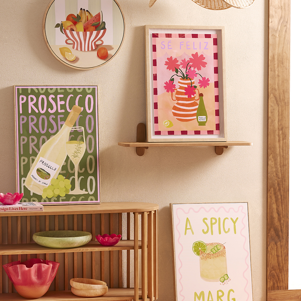 Cocktail Hour Prosecco Canvas | Adairs