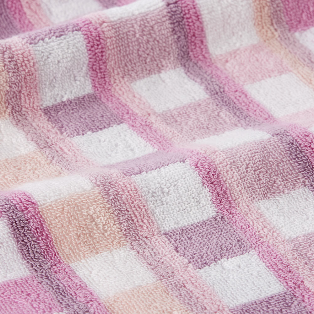 Adairs Kids - Charlie Check Pinks Face Washers Pack of 2 | Adairs