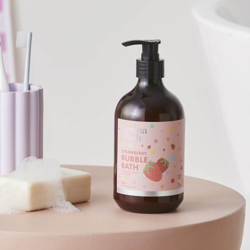 Aroma Wash - Strawberry Bubble Bath 500ml | Adairs