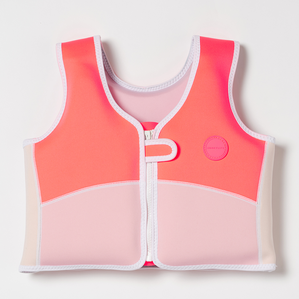 Sunnylife - Melody The Mermaid Neon Strawberry Swim Vest | Adairs