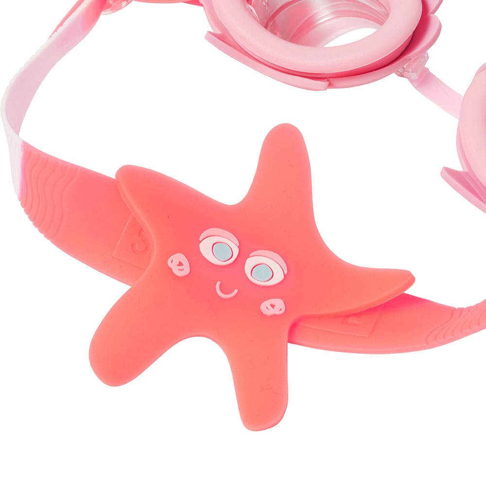 Sunnylife - Melody The Mermaid Neon Strawberry Mini Swim Goggles | Adairs