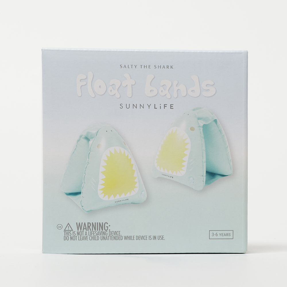 Sunnylife - Salty The Shark Aqua Float Bands | Adairs